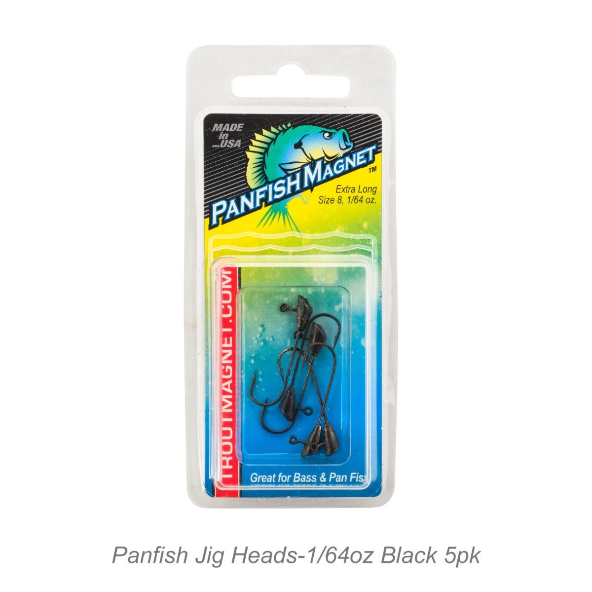 Panfish Jig Heads-1/64oz Black 5pk | LSC Pro Tackle