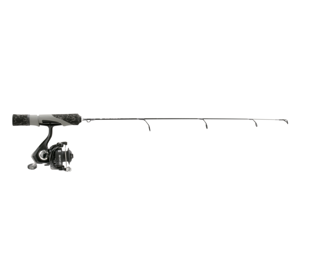 13 Fishing Sonicor Stealth Ice Combo - 24" L (light) - Black and Gray ...