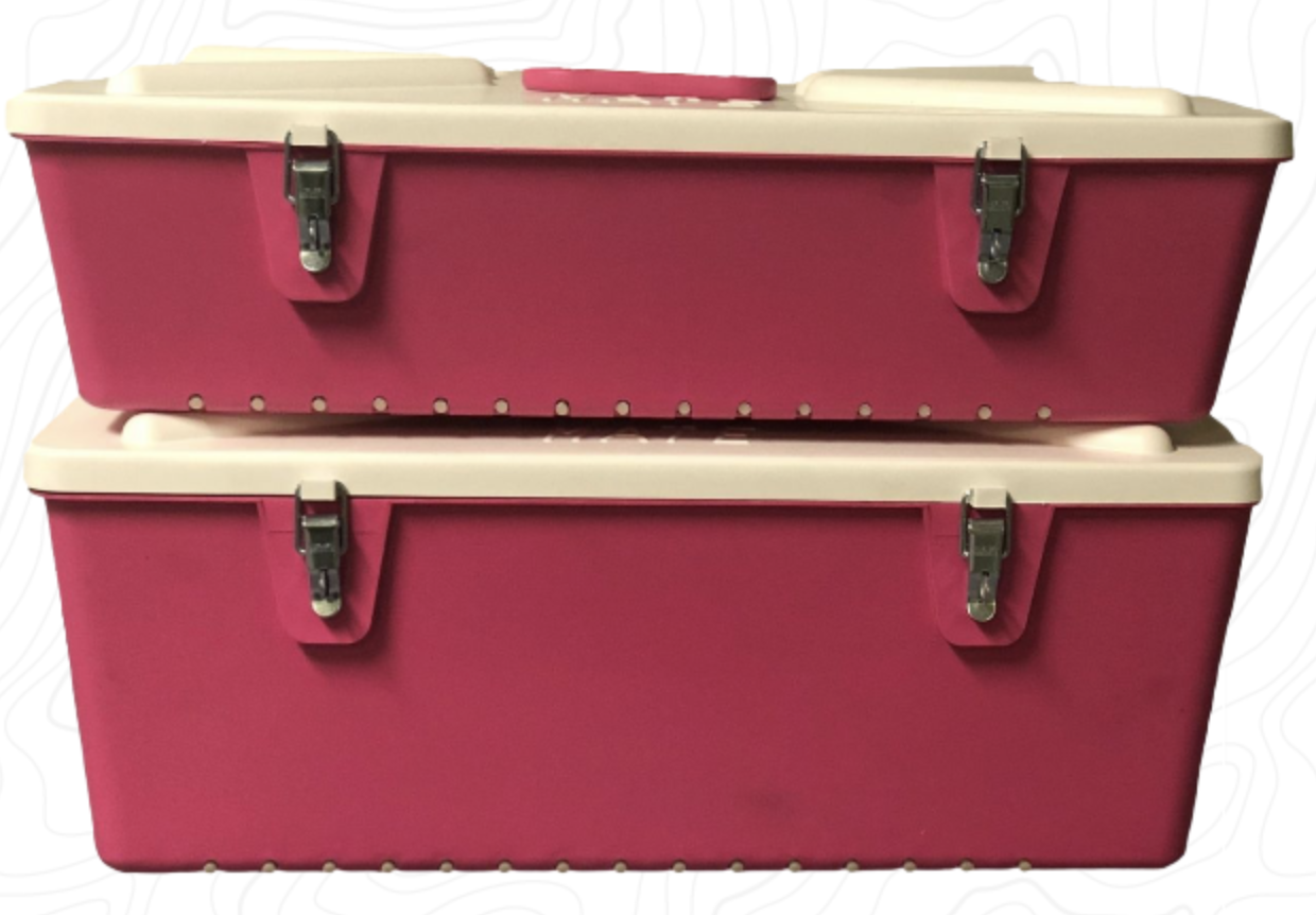 Red tackle box store